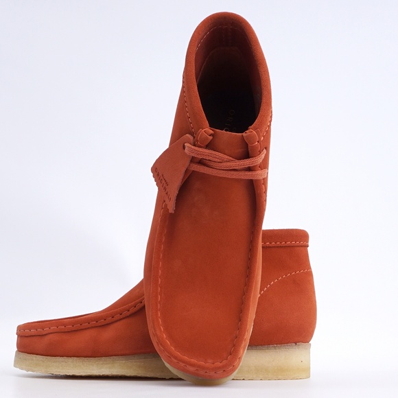 Clarks | Shoes | Clarks Original Wallabee Boot Burnt Orange 264453 ...